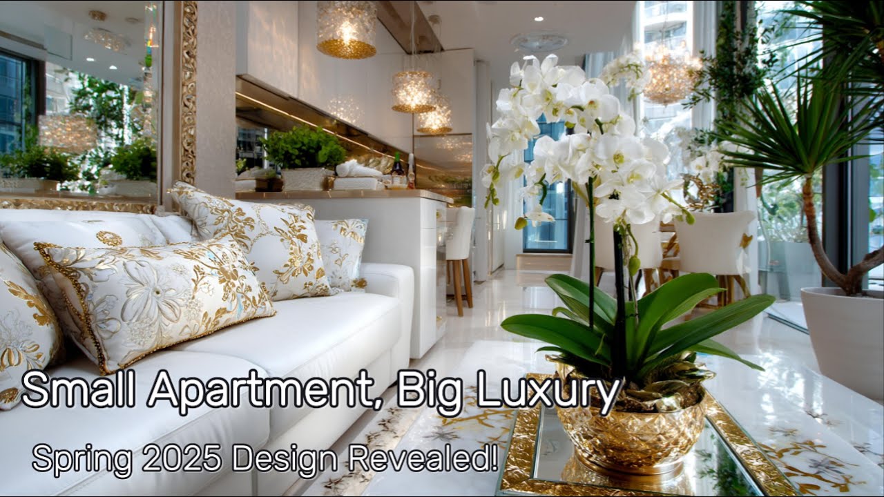 Glamorous Spring 2025 Small Apartment Ideas | Luxury in Every Detail