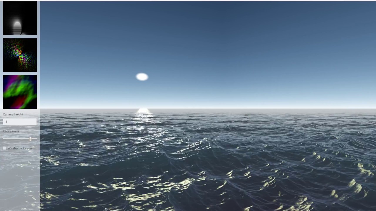 Webgl Ocean based on Tessendorf paper
