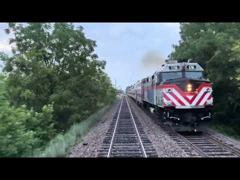 Metra Union Pacific Northwest Line Cab Ride! (Crystal Lake - Chicago OTC) PALATINE EXPRESS 8/15/2023