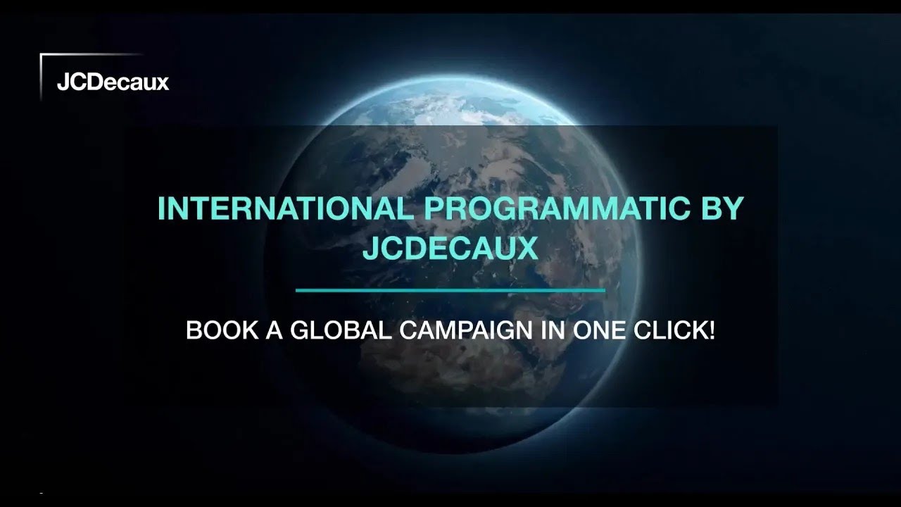 Discover JCDecaux’s Global Programmatic DOOH Solution