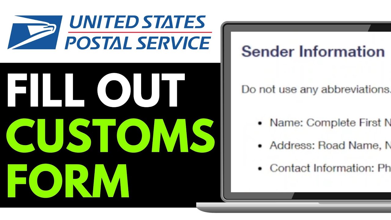 How to Fill USPS Customs Form Online 2025 (Detailed Guide)