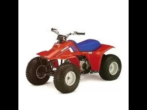 Honda TRX70 Fourtrax (1986-1987) - Service Manual - Owners Manual - Wiring Diagrams