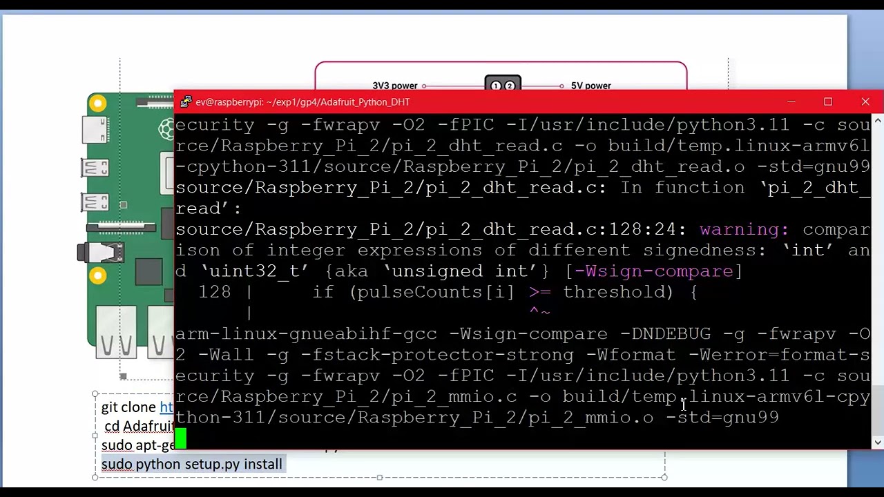 Python IOT Tutorial -DHT11 Sensor Interface Part 4
