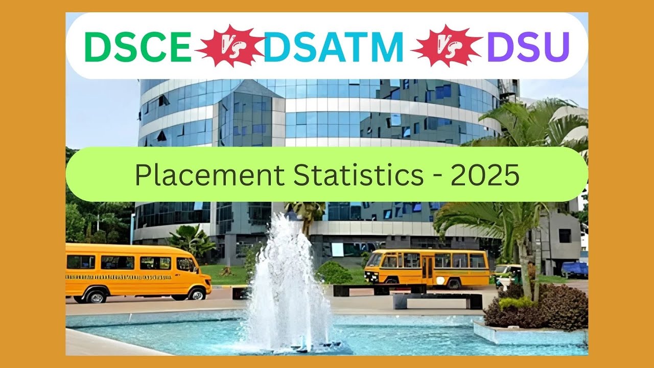 DSCE vs DSATM vs DSU Placements Comparison | DSCE|DSATM|Comedk |KCET|Dayananda Sagar University|