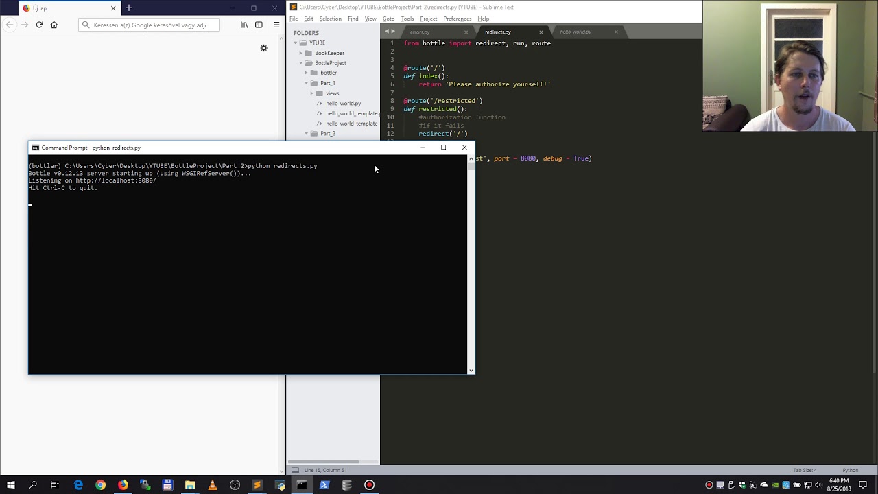 Python - Bottle - Part 2