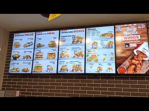 Best Zinger Burger | KFC Deals | KFC Menu | KFC Wah Cantt Pakistan