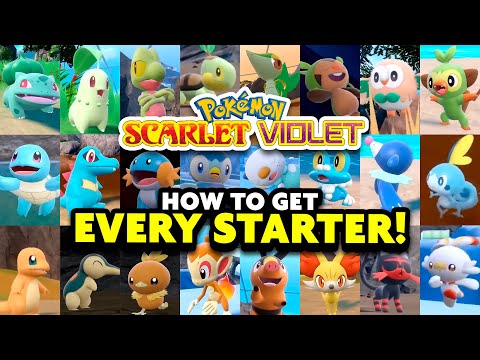 How to get ALL 24 STARTER POKEMON in Pokémon Scarlet and Violet Indigo Disk DLC!