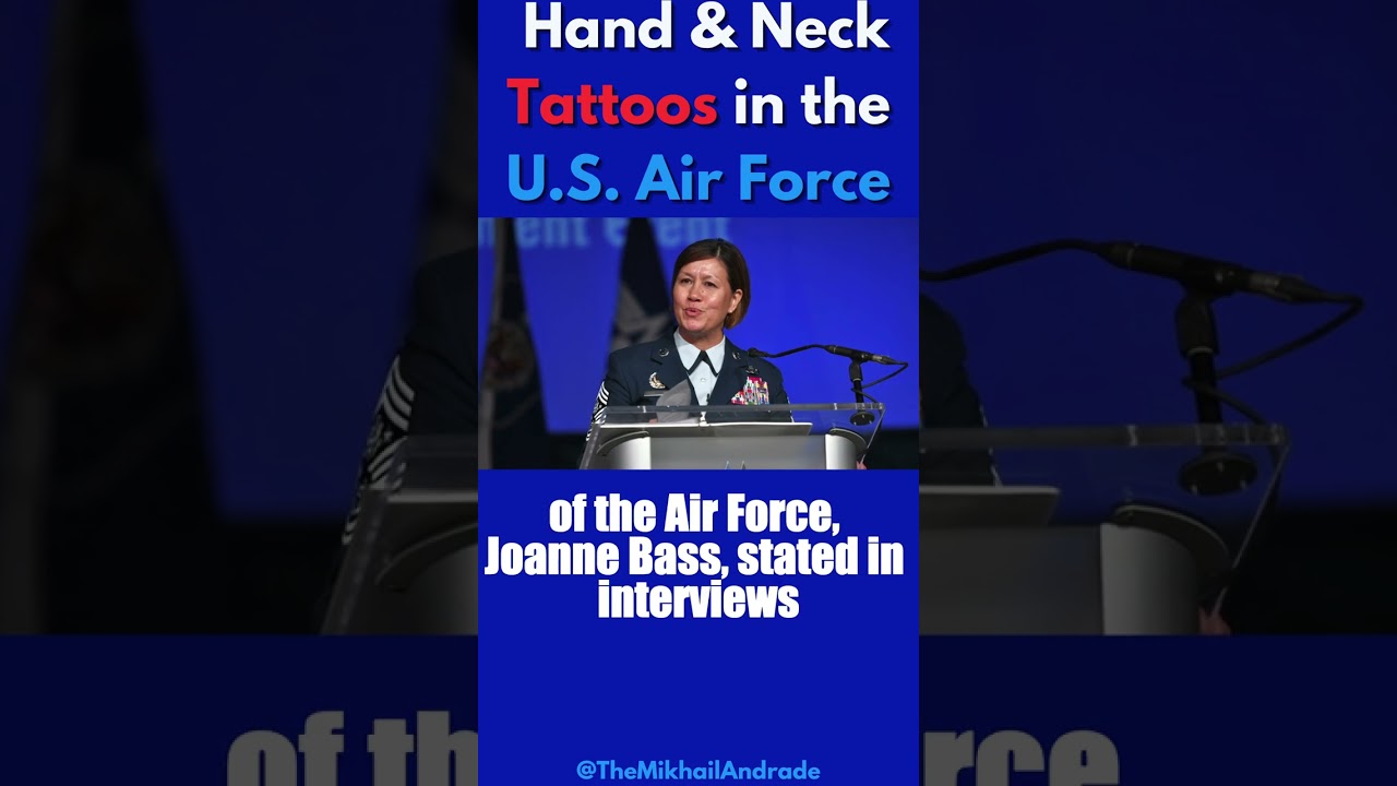 U.S. Air Force Updates its Tattoo Policies #shorts #military #airforce #policy