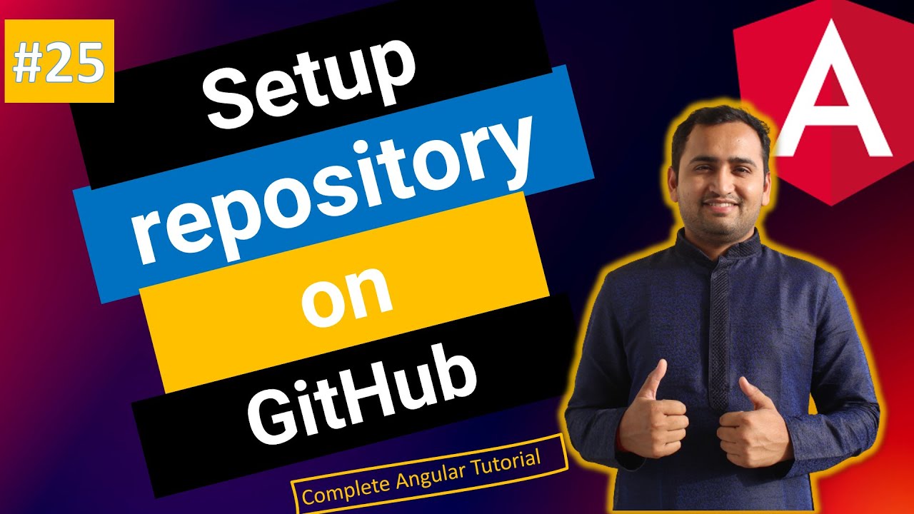 Setup the server repository on GitHub | Angular Tutorial