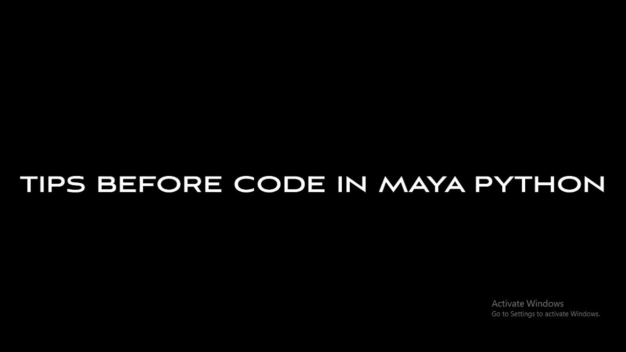 Basic Of Maya Python Part 1 #tips #maya #mayapython #python #script