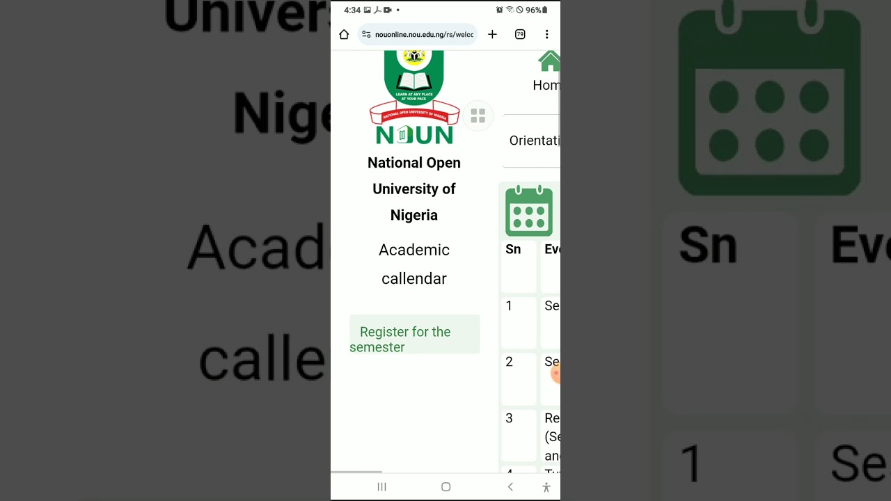 How to do semester registration ( National Open University Of Nigeria)