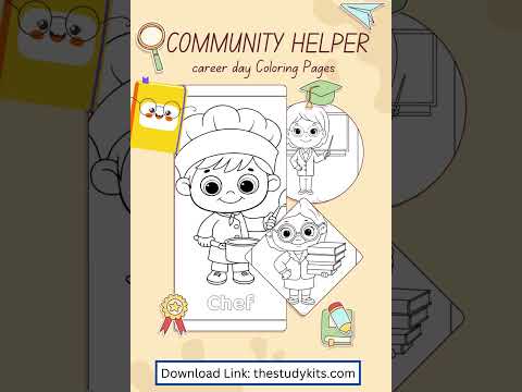 Community Helper career day Coloring Pages, Labor Day Coloring Pages