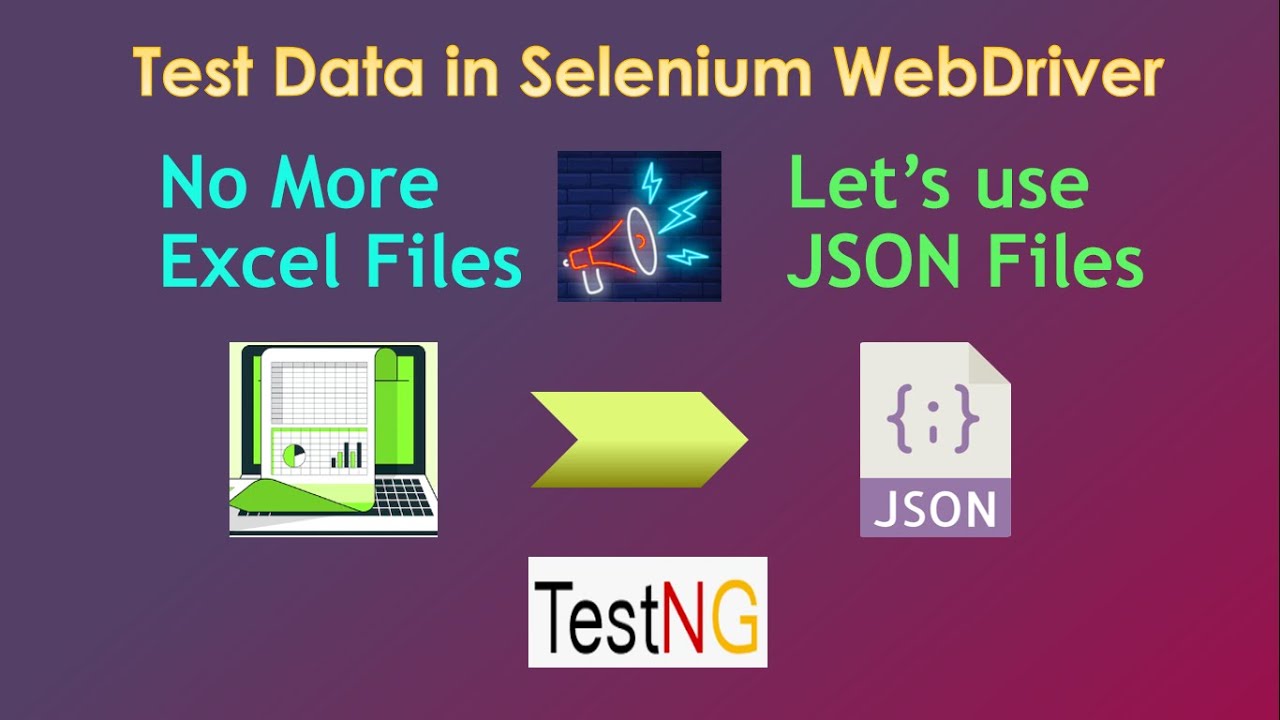 JSON Data Driven Testing using Selenium WebDriver