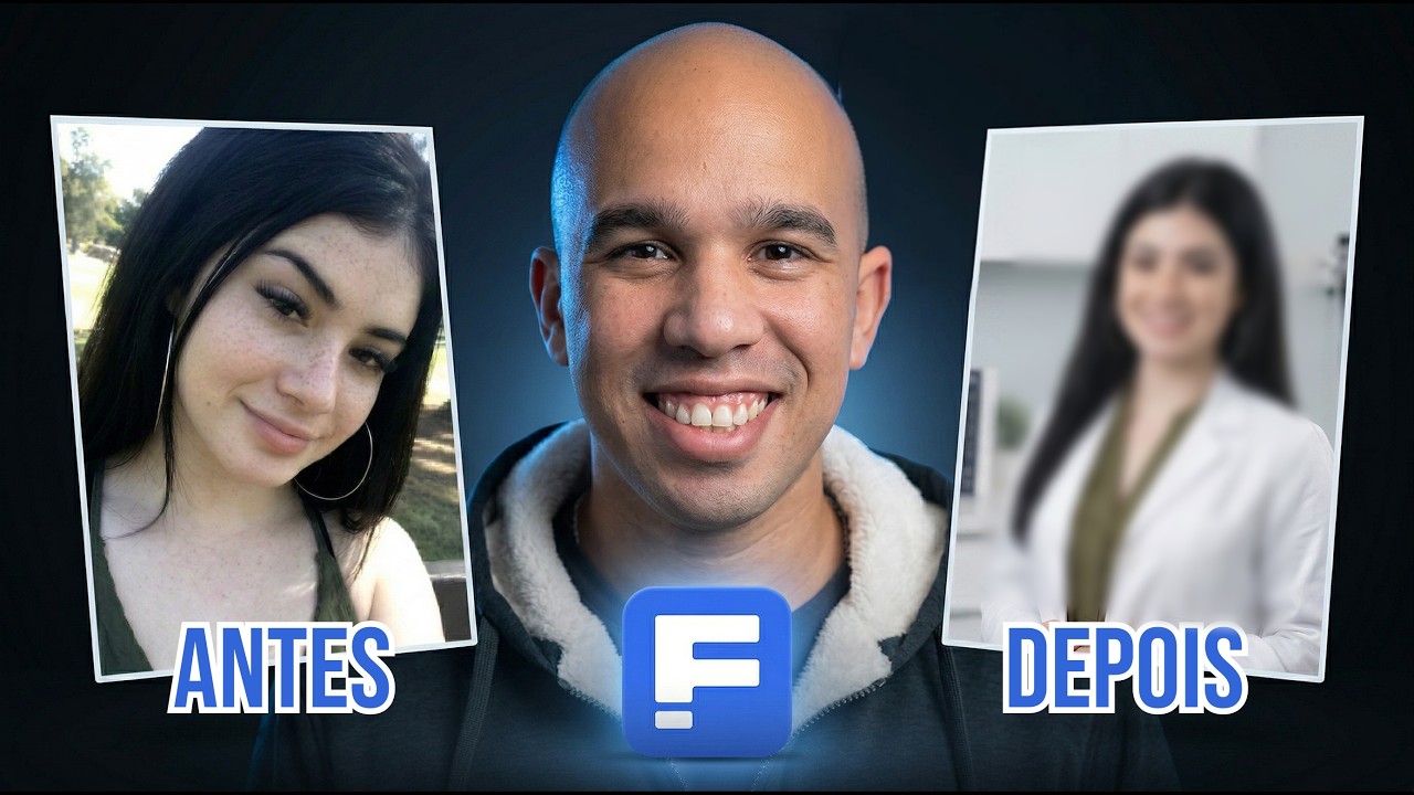 Transformei uma SELFIE em foto profissional de LinkedIn em 3 minutos (Freepik Spaces)