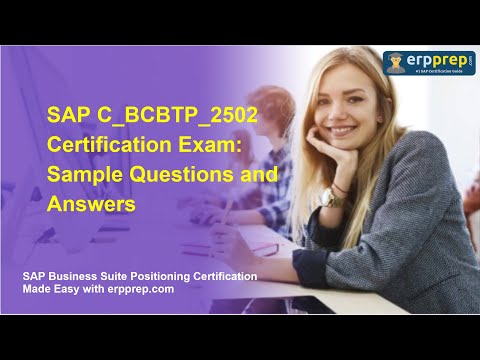 SAP C_BCBTP_2502 Certification Exam: Sample Questions and Answers