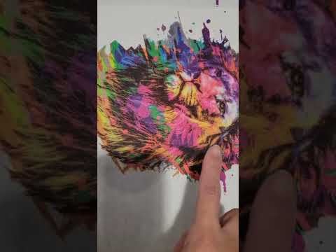 Comparing Screen print order during 4 color process CMYK, to see color shift in final print