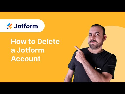 How to Delete Your Jotform Account