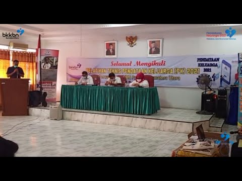 Pelatihan Teknis Pendataan Keluarga (PK) 21 Angkatan I Perwakilan BKKBN Prov. Sumatera Utara