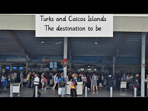 Jam Packed Airport today--Providenciales International Airport- Turks and Caicos Islands