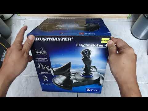Thrustmaster T.Flight Hotas 4 Flightstick and Rudder Unboxing for Playstation 4/5 and PC