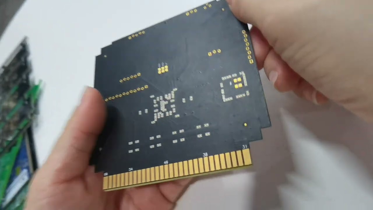 Gold finger hdi pcb