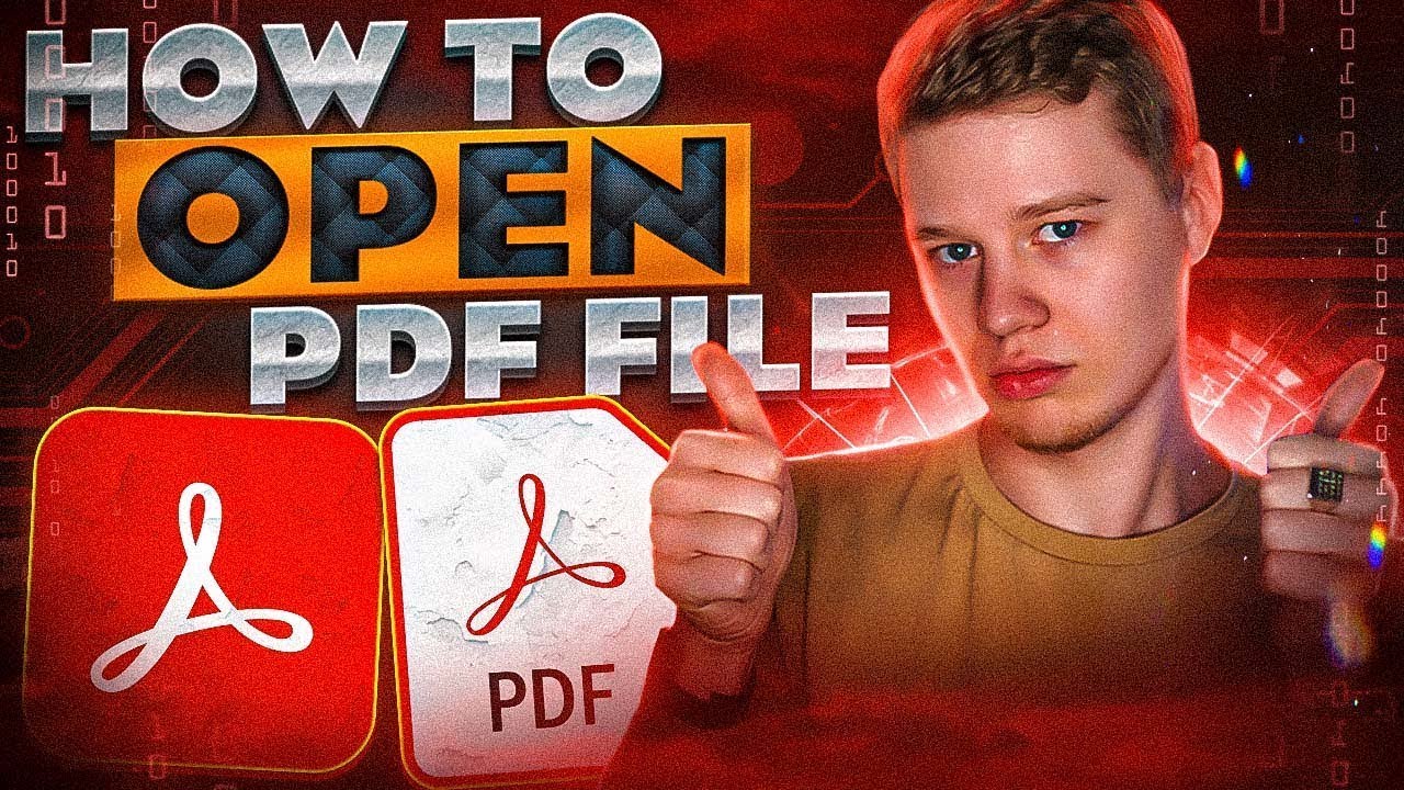 Easy Ways to Open PDF: browser, app on PC and smartphone