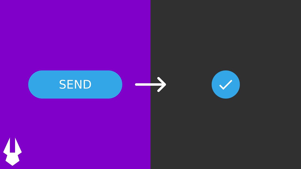 Animated Submit Button | CSS JavaScript Tutorial