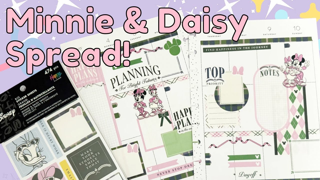 Minnie & Daisy Classic Plan With Me 
