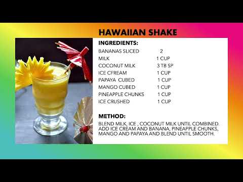 #hawaiianpunch #shake #tropical #SHAKE #papaya #mango #drink #smoothie #viral