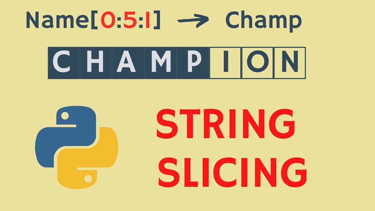 String Slicing || Start : Stop : Step Index || What? How? || Python Tutorial for Beginners