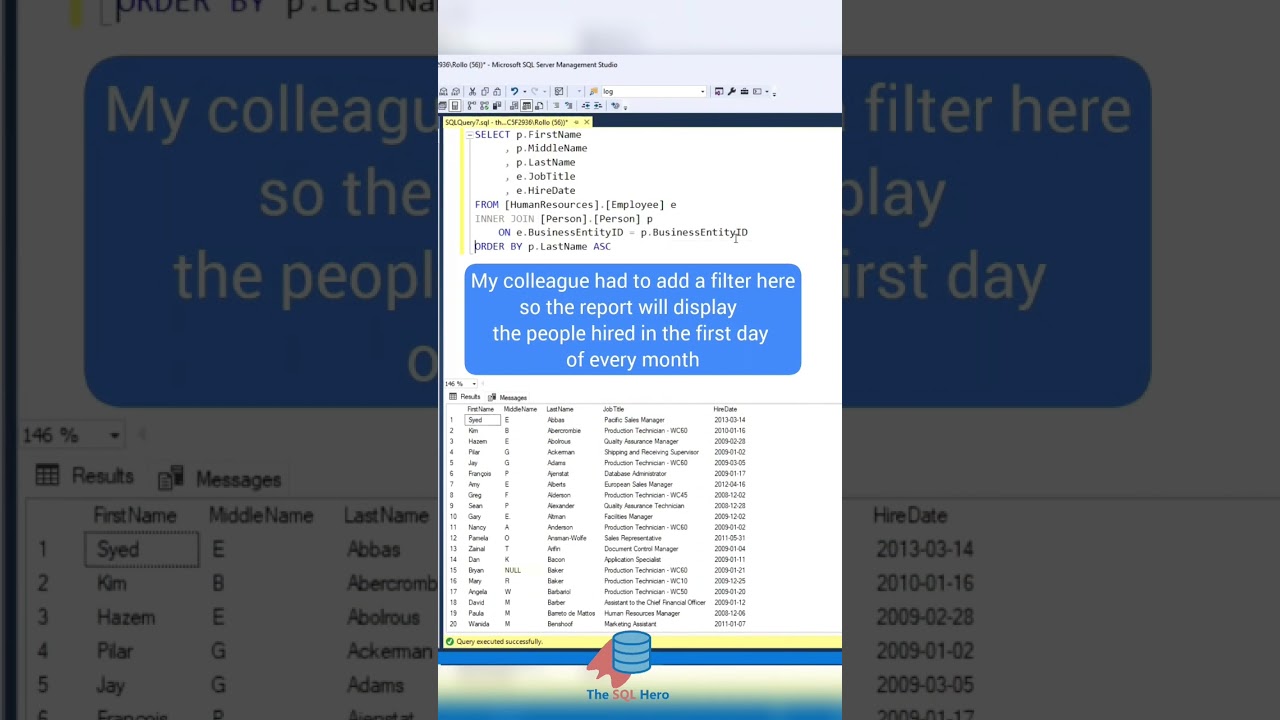Extracting DAYs #SQL #dataengineering #dataanalytics #datascience #sqlserver #database #dba #data