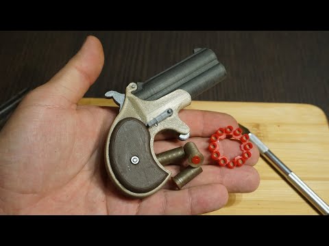 3D printed cap gun toy Remington Derringer