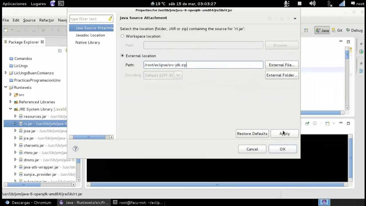 Solución Class File Editor Source Not Found - Eclipse IDE