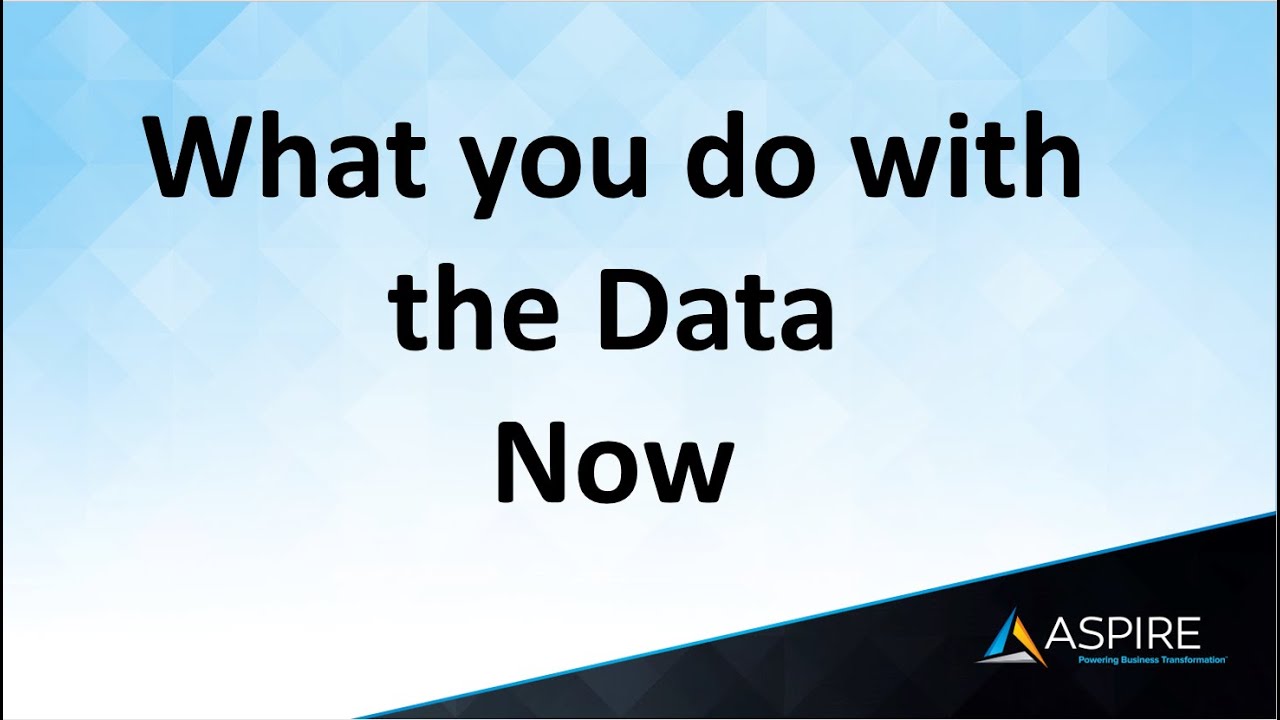 Overview of Aspire Technology Partner's Internet of Things Practice