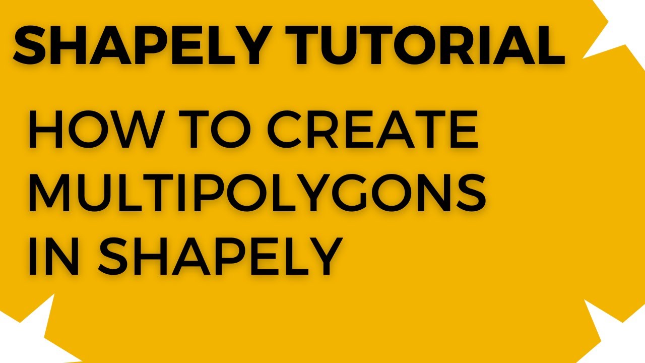 How to create MultiPolygons in Shapely?