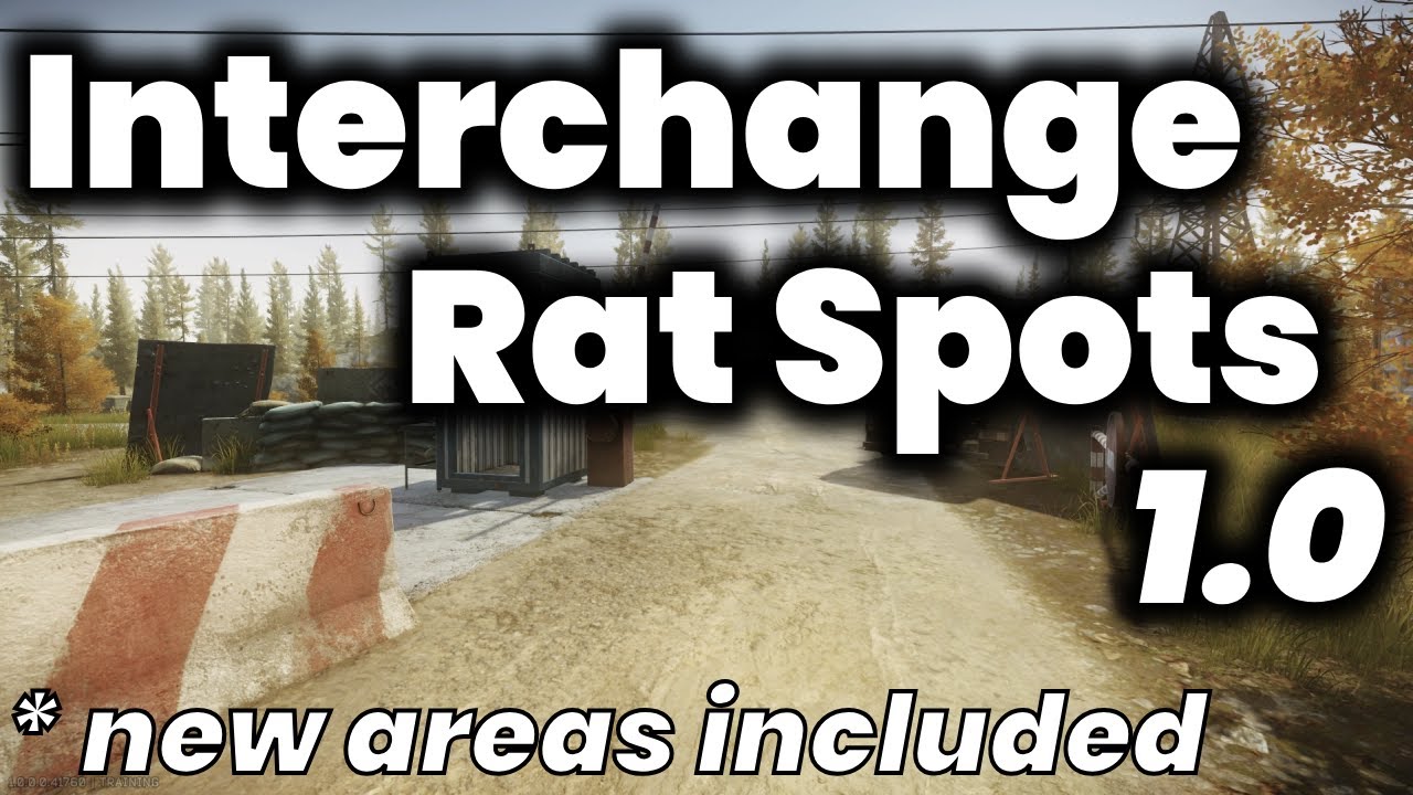 Interchange Rat Spot Guide - 5 Rat Spots With New Areas and Camps | Escape From Tarkov 1.0