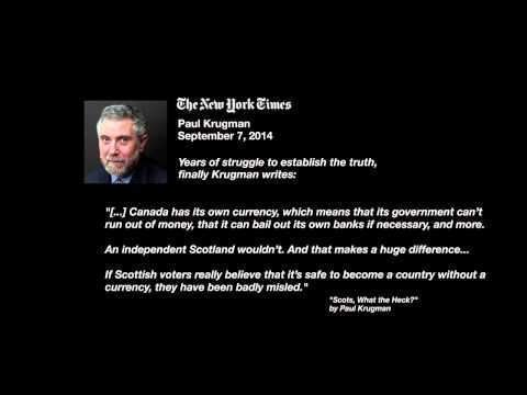 Scots! Krugman (Finally) Adopts MMT