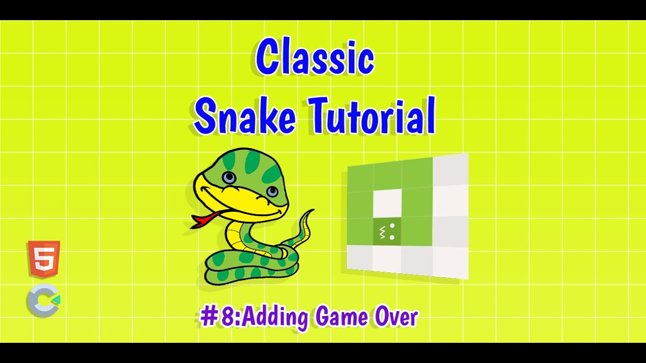 Construct 3: (#8) Adding Game Over | HTML5 Game Tutorial