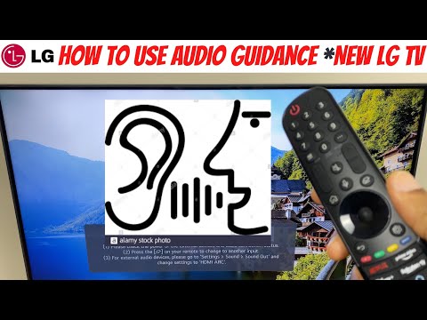 How To Use Audio Guidance *New LG Smart TV - WebOS 6