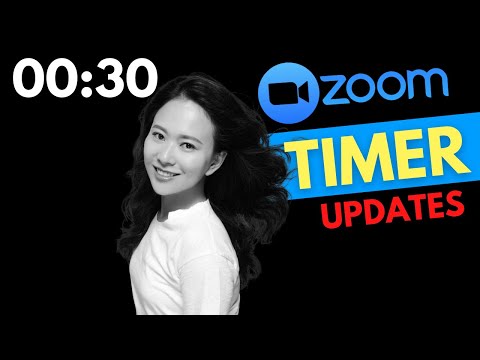 Zoom Countdown Timers on Virtual Background (UPDATED with Custom Timers too!) #feisworld #zoomtimer