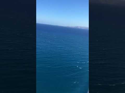 Landing at Heraklion Crete Airport in Greece