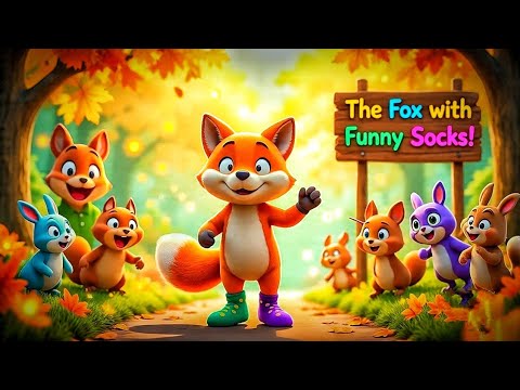 The Fox with Funny Socks | Kids Rhyme Forest Adventure | Tinkle Tunes