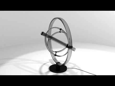 Transparent gyroscope toy