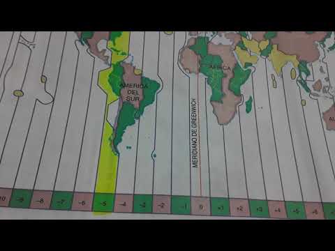 Husos Horarios de Colombia, Ecuador, Perú y Panamá.