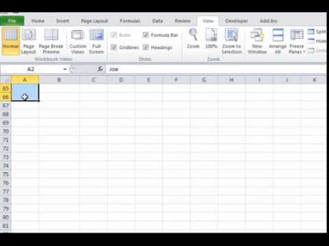 Random Sort of a group of Names in Excel