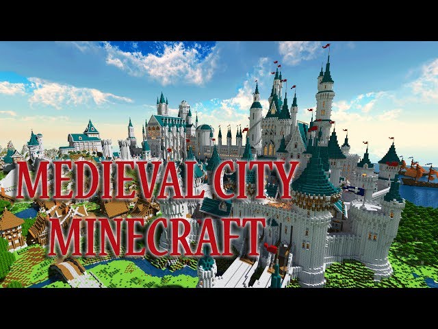 Medieval City - Cathedral, Palace, Castle Minecraft Map