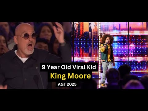AGT 2025: 9-Year-Old King Moore On America’s Got Talent Season 20 | June 24 Auditions