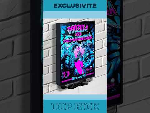 Godzilla Movie Poster LED Light Box (LED Light Box), Godzilla 3D Lightbox