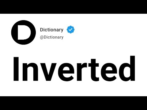 Inverted Meaning In English