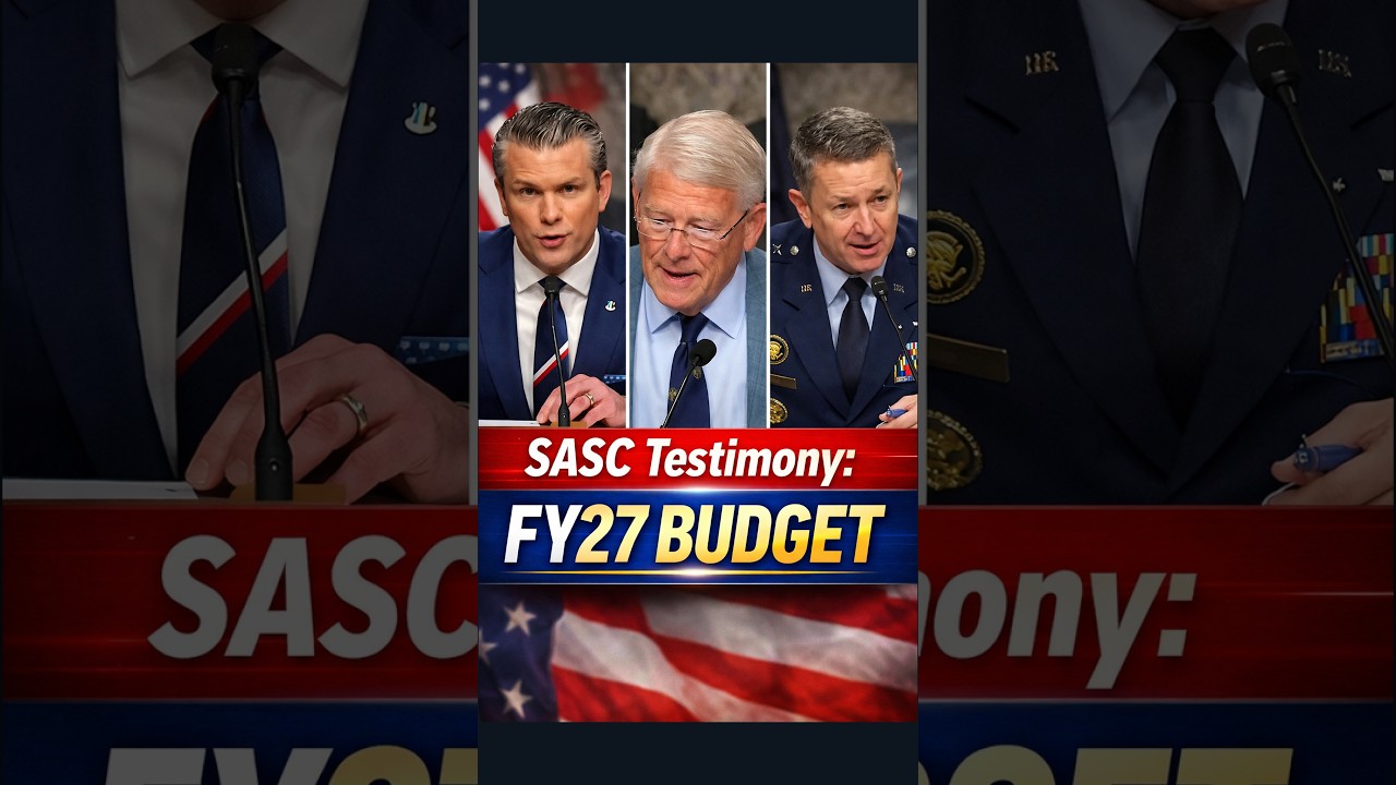 🇺🇸   Sec Hegseth, Chairman Caine & PDO OUSW-CFO Hurst Testify Before the SASC FY 27 Budget Request